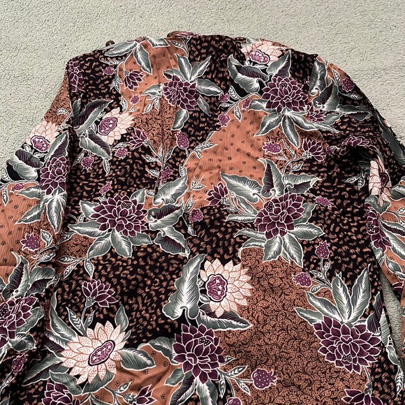 Tops | Vintage Multi Color Floral Top | Poshmark